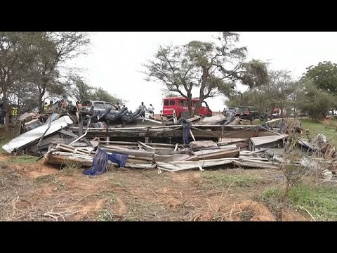 'Overcrowded' bus crash in Senegal kills 24 people - YouTube