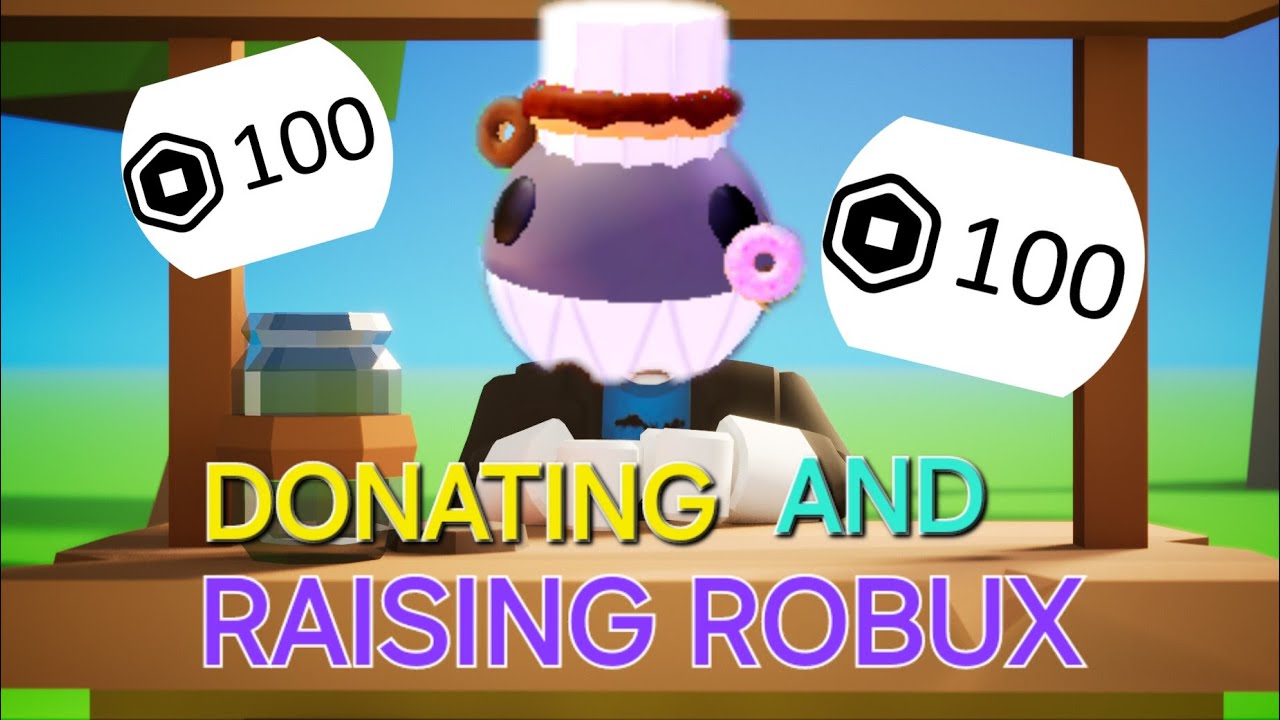 RAISING AND DONATING ROBUX(PLS DONATE)ROAD TO 400 SUBS - YouTube