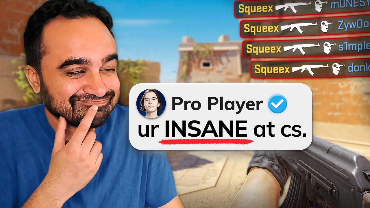 I played with Counter-Strike Pros... they were SHOCKED - YouTube