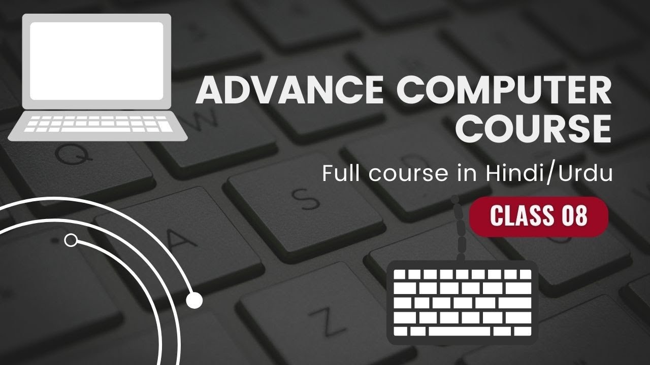Advance Computer Course | Full Course | Class 08 Connect Wi-fi Hindi ...