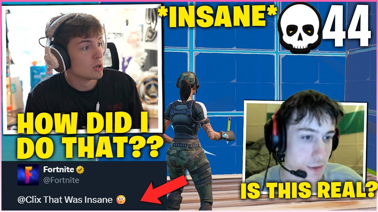 CLIX Shocks EVERYONE After BREAKING His PERSONAL Kill RECORD & PETERBOT ...