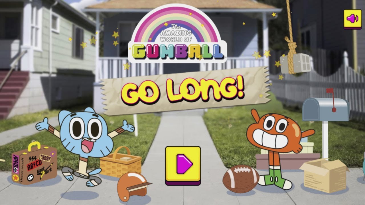 The Amazing World of Gumball: Go Long [Cartoon Network Games] - YouTube
