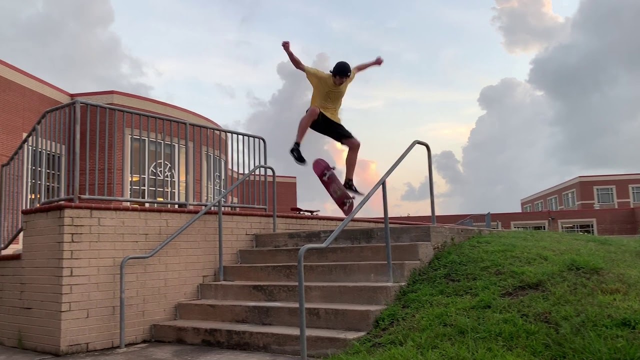 6 Stair Kickflip Battle - YouTube