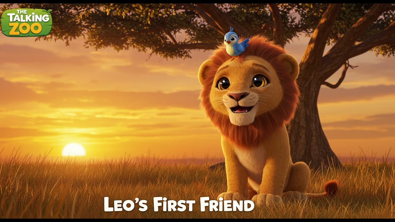 Leo the Lion Finds His First Friend 🦁 | Heartwarming Animal Cartoon for ...