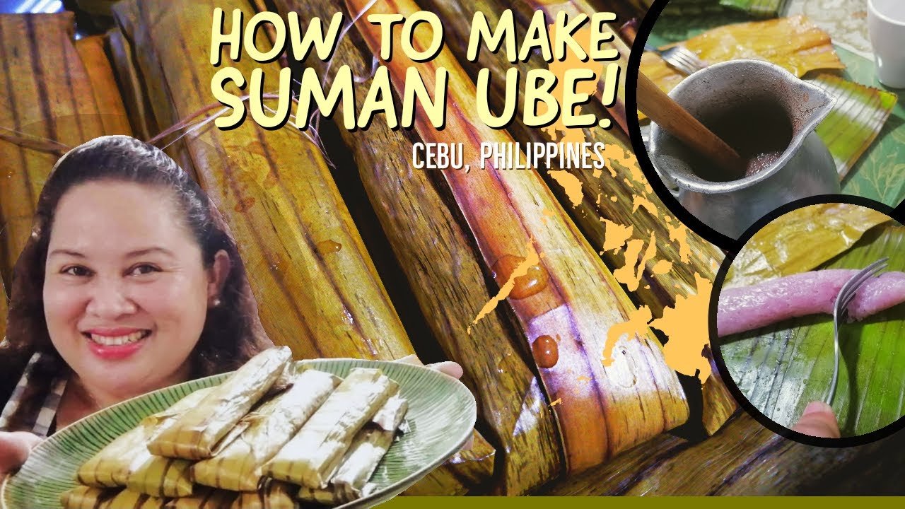 How To Make Suman Ube l Budbod Ube l Filipino Heritage Food l Cebu ...