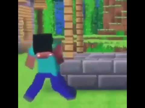 STEVE DE MINECRAFT BAILA LA CANCION MEME - YouTube