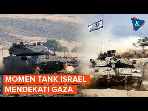 Detik-detik Tank-tank Israel Merangsek Masuk ke Gaza