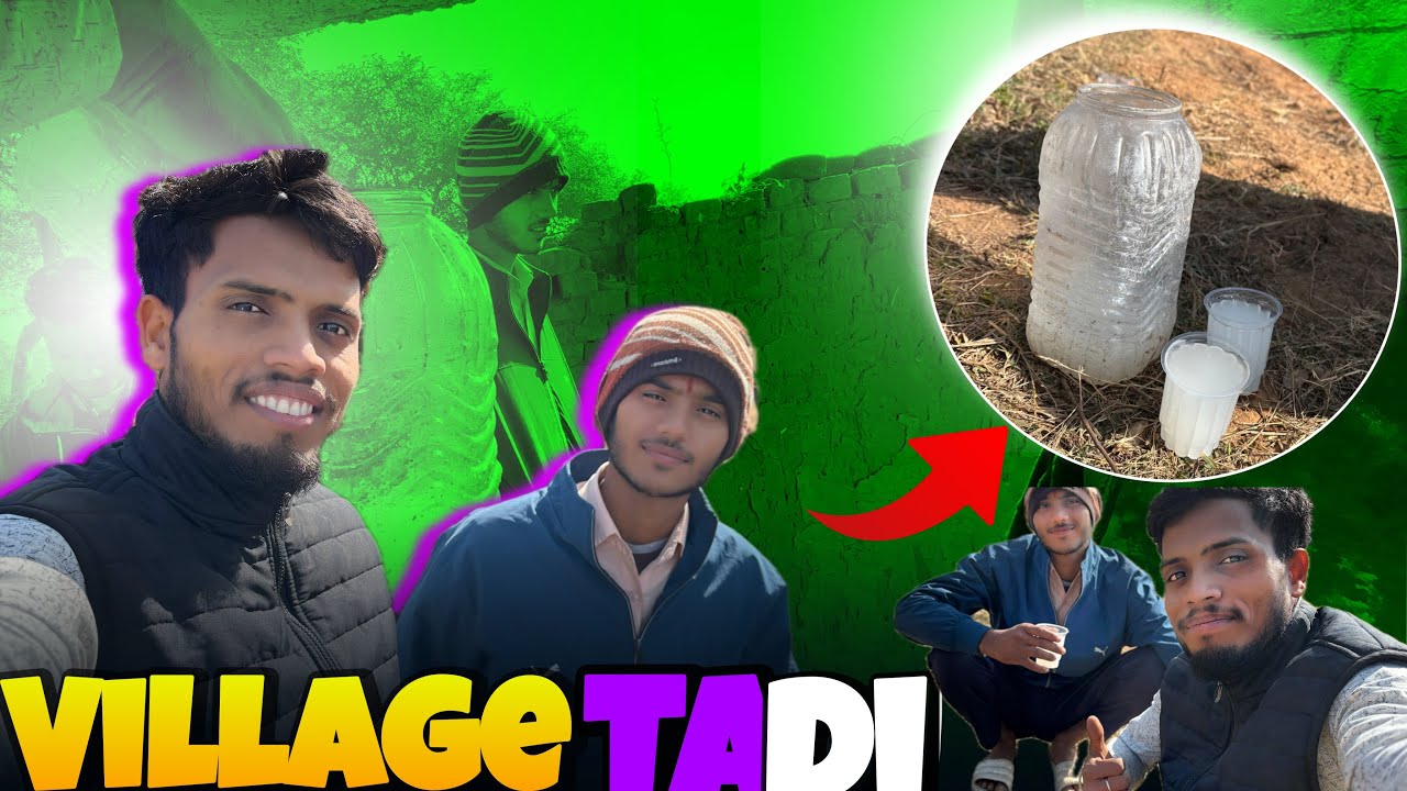 पहली बार गाँव की ताड़ी पी 🤯”//Village Tadi - YouTube