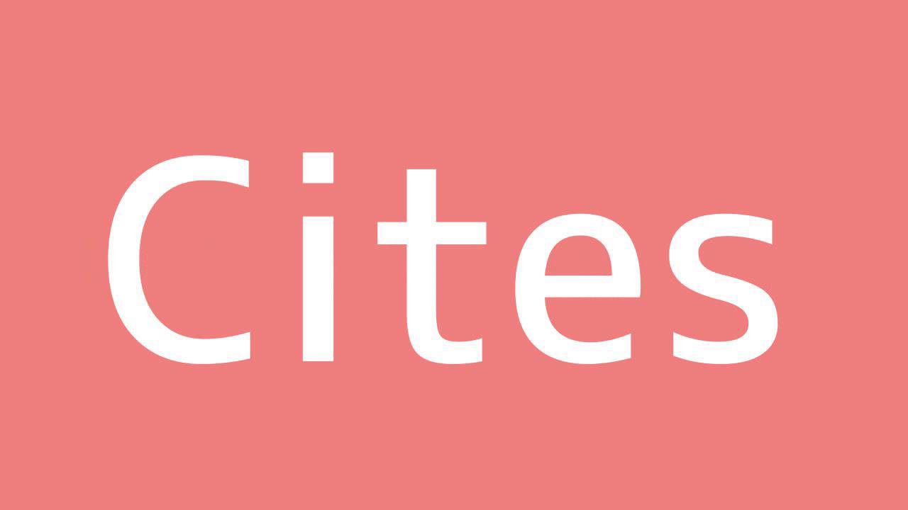 How to say Cites in Spanish - YouTube