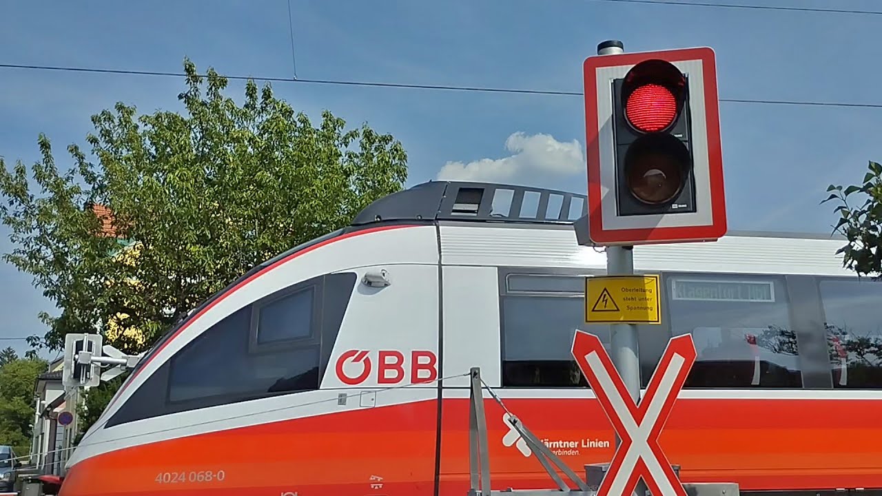 Level Crossing | Bahnübergang | Klagenfurt, Austria (AT) - YouTube