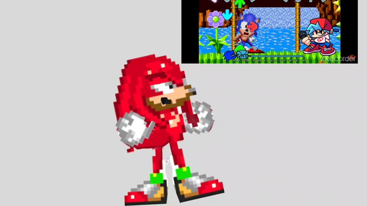 dorkly knuckles fnf animation - YouTube
