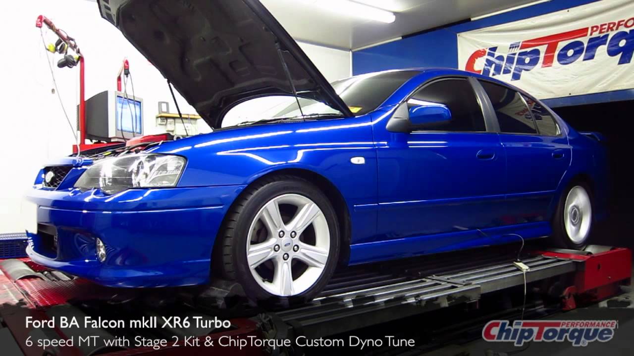 Ford Falcon BA mkII XR6 Turbo - ChipTorque Dyno - YouTube
