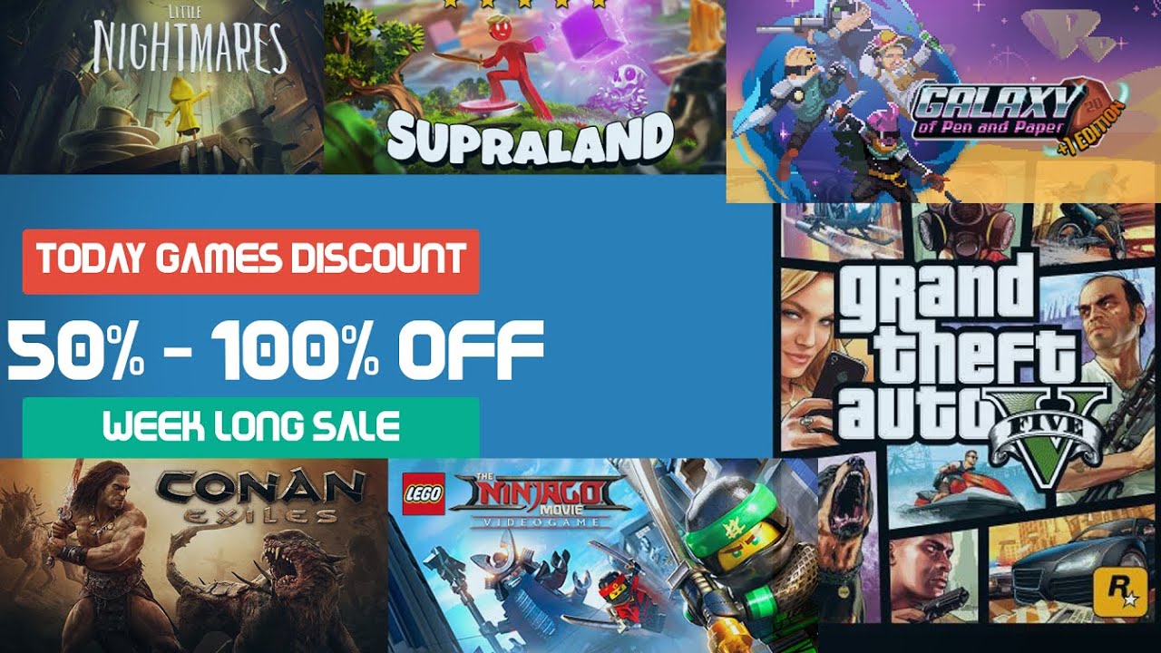 Week long SALES May 16 FREE GAMES And GAMES DISCOUNT - YouTube