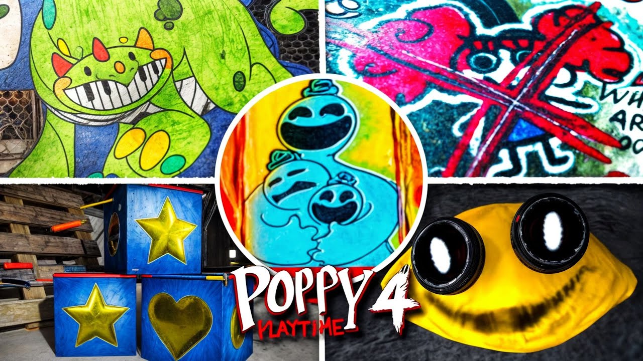 Poppy Playtime Chapter 4 - All Secrets & Easter Eggs (Behind The Scenes ...