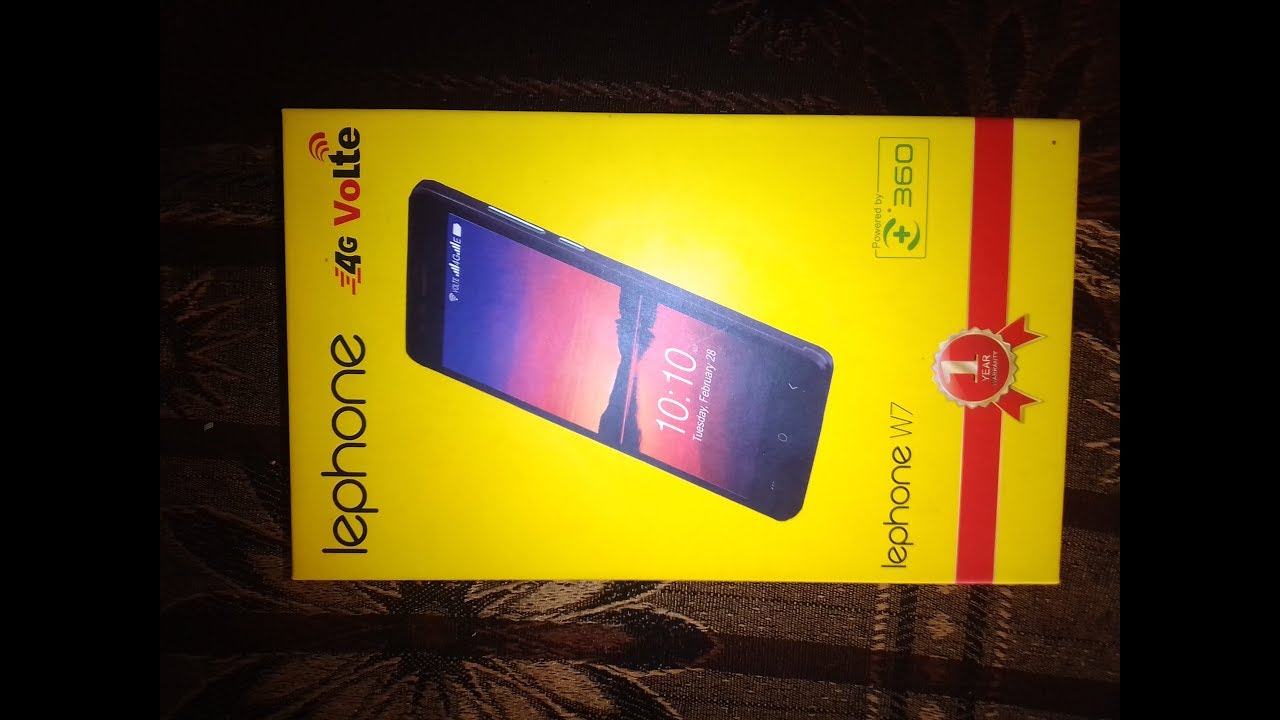 Unboxing Lephone w7 - YouTube
