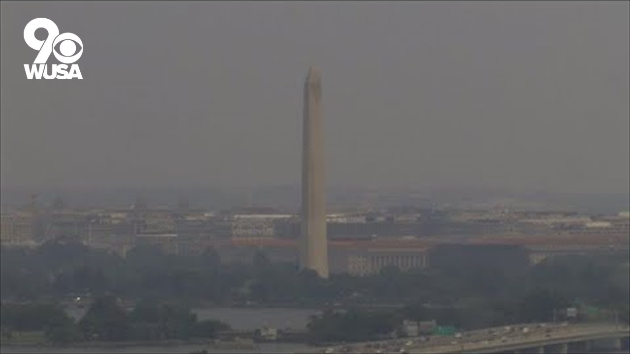 DC air quality alert: Wildfire smoke brings hazy skies to the DMV area ...