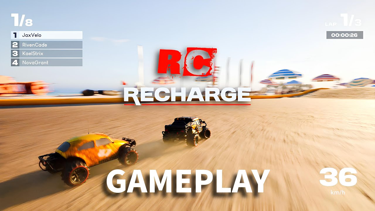Recharge Gameplay – New RC Racing Game on PC | Early Access Footage ...
