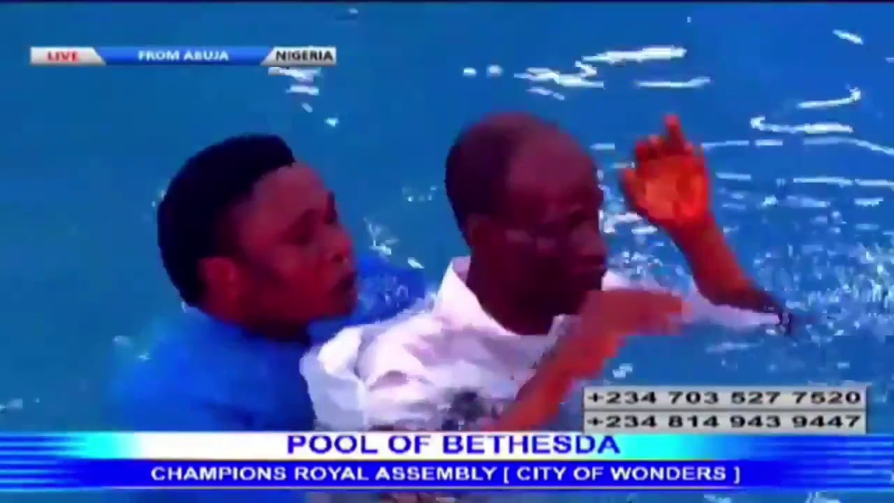 pastor IGINLA has a pool in his church - YouTube