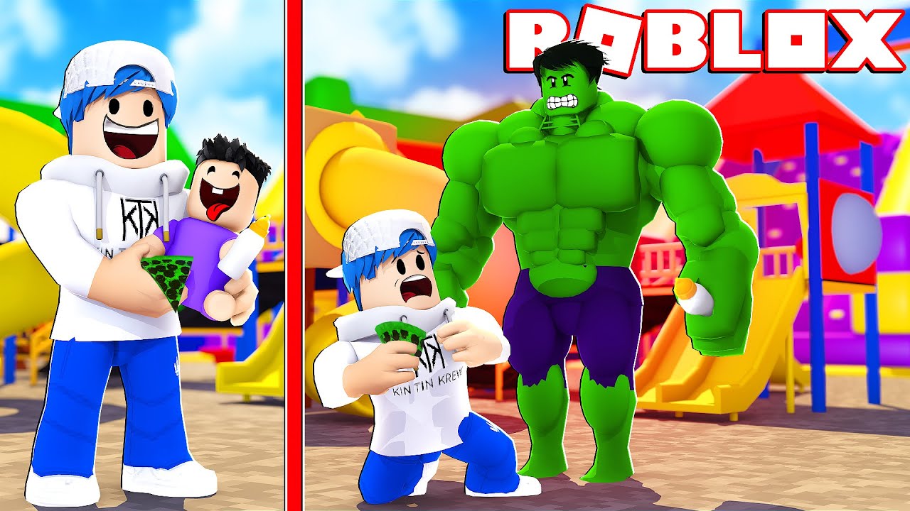 I Adopted A Baby... But It Turned Into The HULK!! Club Roblox | Kin Tin ...