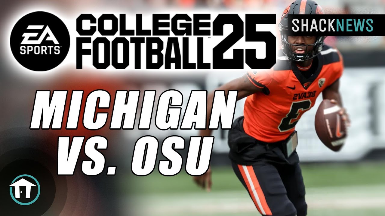 EA Sports College Football 25 - Michigan vs. OSU Gameplay - YouTube