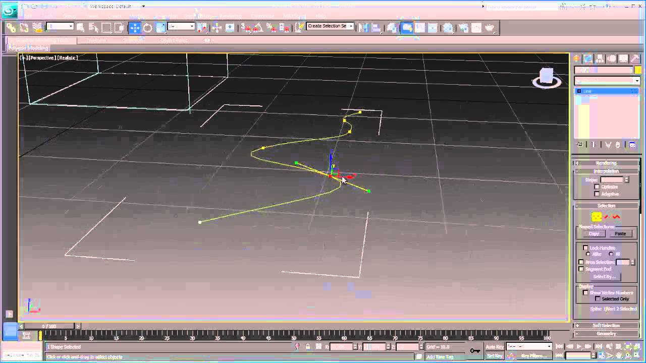 3ds Max tutorial - Welding Spline Vert - YouTube