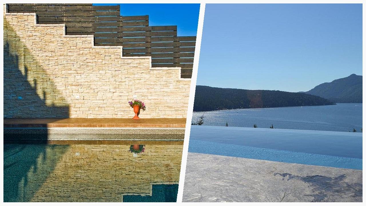 75 Stamped Concrete Front Yard Pool Design Ideas You'll Love 😊 - YouTube