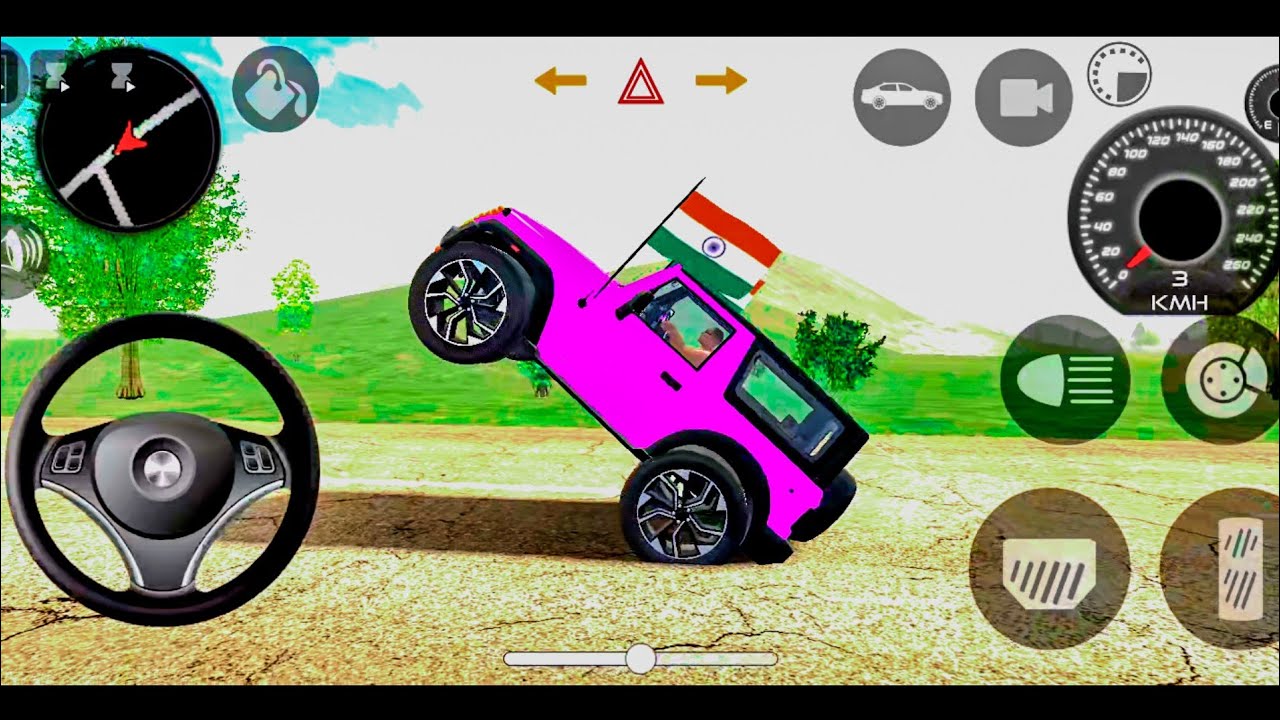 Modified Mahindra Thar 😈Games:Indian Thar Pink (Gadi wala Games) Car Games Android Games - YouTube