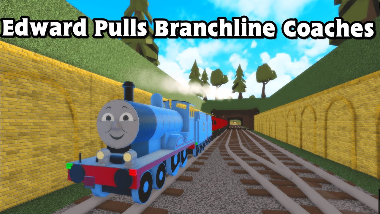 Shiny Edward Pulls Branchline Coaches Roblox Train Simulator - YouTube