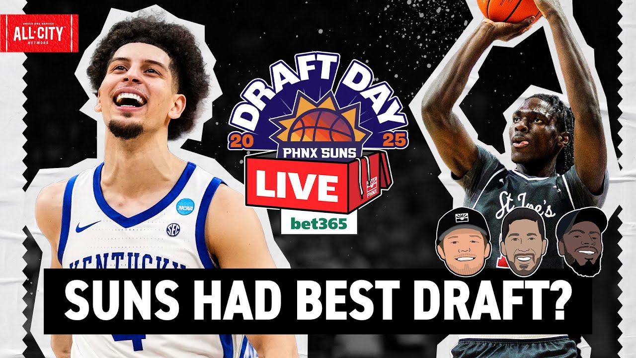 NBA DRAFT DAY LIVE: Phoenix Suns TRADE UP to Take Rasheer Fleming, Koby ...