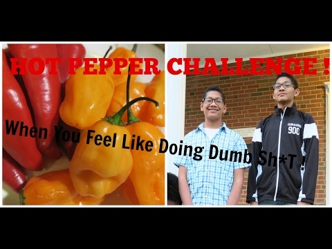 Father & Sons HOT PEPPER CHALLENGE !  Kenton & Habiba