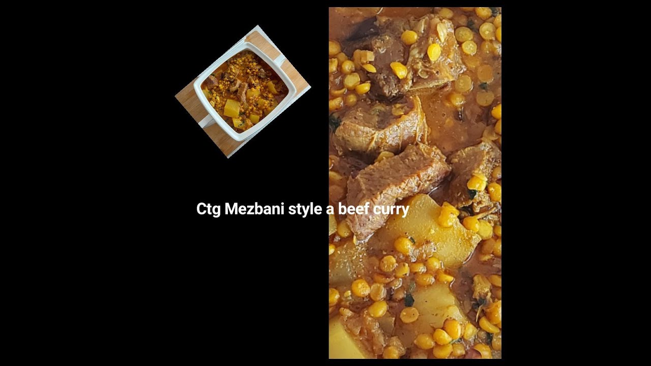 Chittagong Mezbani style a Beef Curry/ মেজবানি মাংস রেসিপি - YouTube