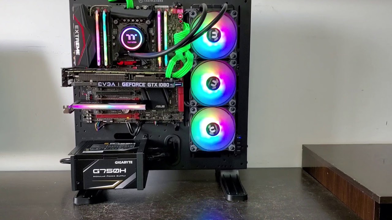 TT Core P3 TG - X99 + I7 6800K + 32GB + GTX 1080 TI Build - YouTube