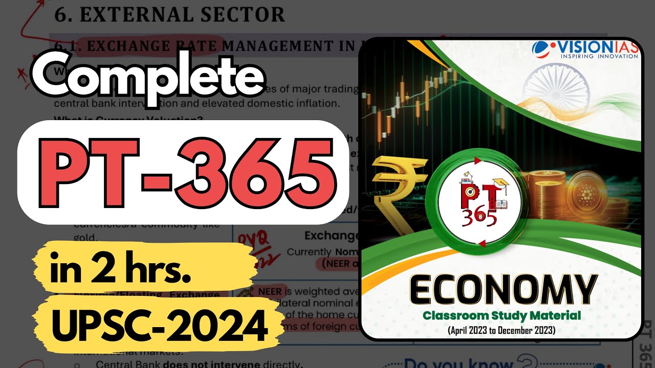 🔥Complete ECONOMICS PT-365 for UPSC-2024 in 2.5 hrs | 🤯You're doing it ...