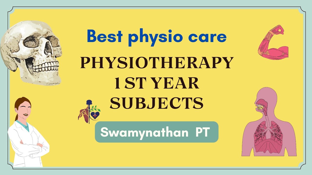 Physiotherapy First year subjects | 1st year | - YouTube