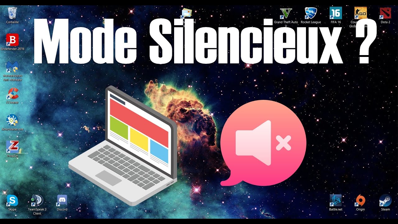 [Tuto] Activer le mode silencieux de Windows 11 ? - YouTube