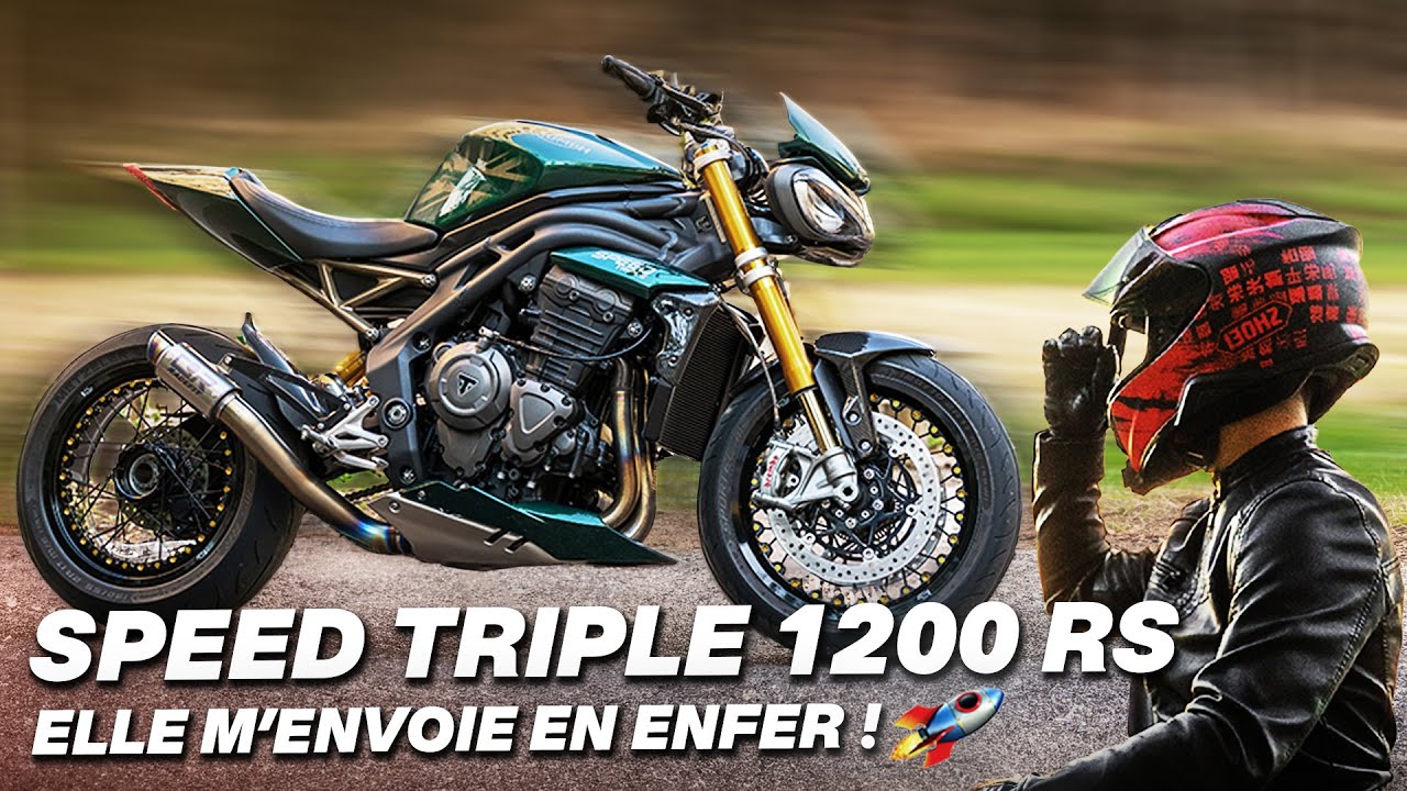 TRIUMPH SPEED TRIPLE 1200 RS | 180CV 😈 ESSAI#01 - YouTube