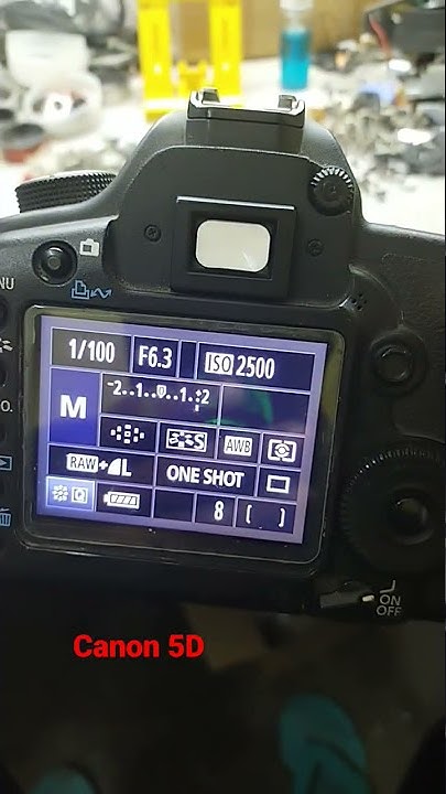 Canon 5D Mark 2 Error - YouTube
