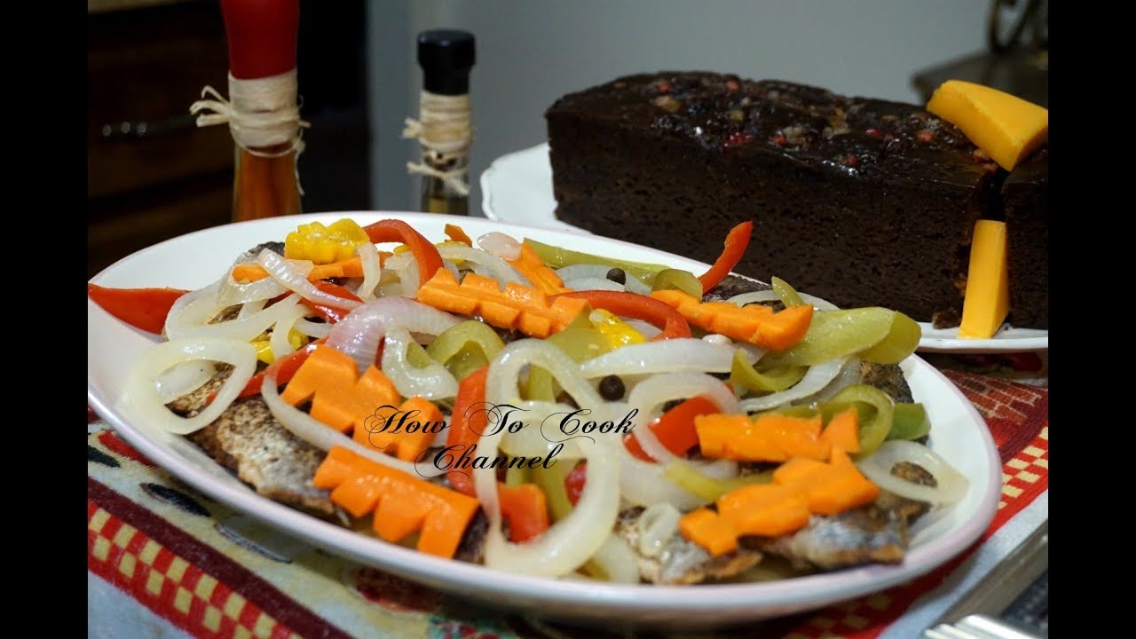 JAMAICAN AUTHENTIC ESCOVITCH FISH RECIPE - YouTube