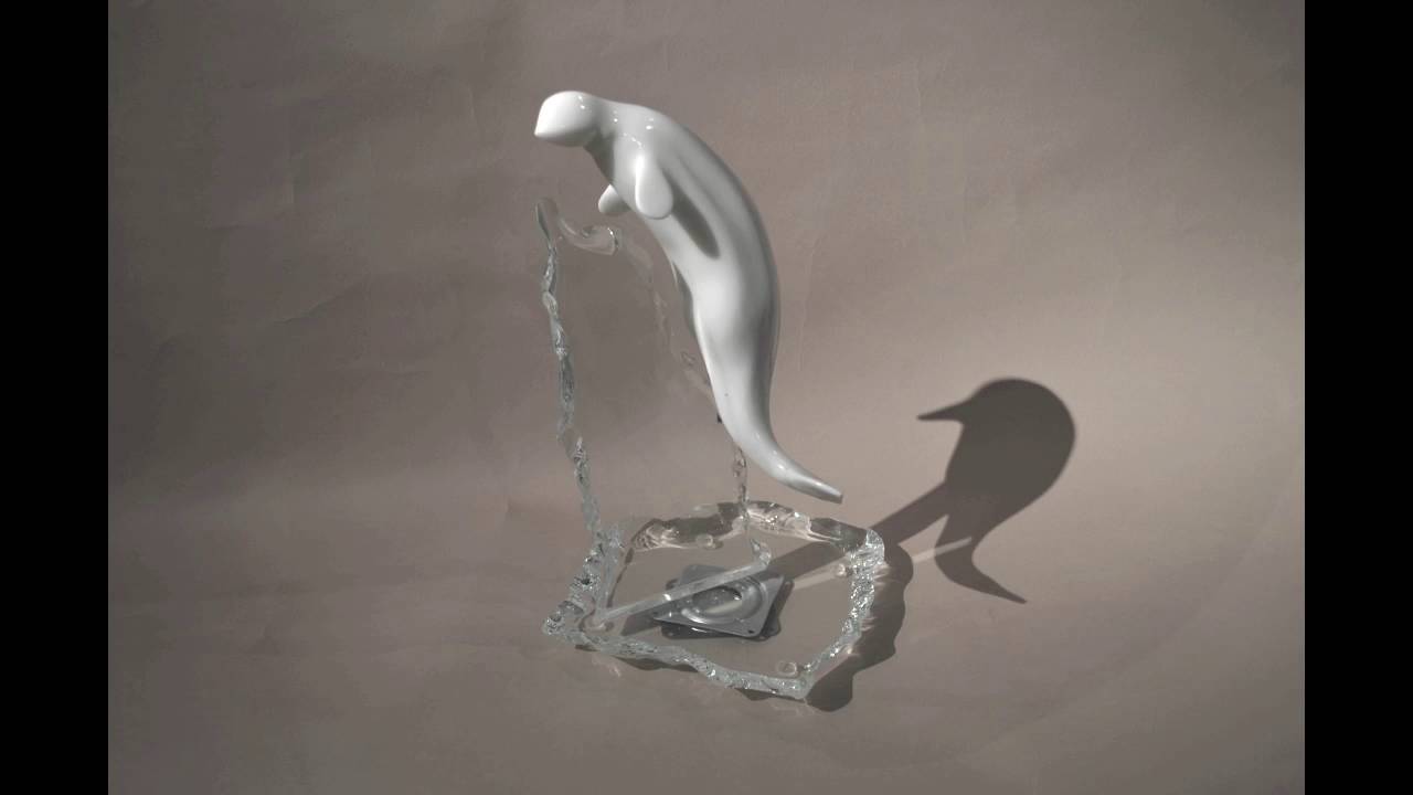 Beluga Whale marble sculpture, Michael Binkley - YouTube