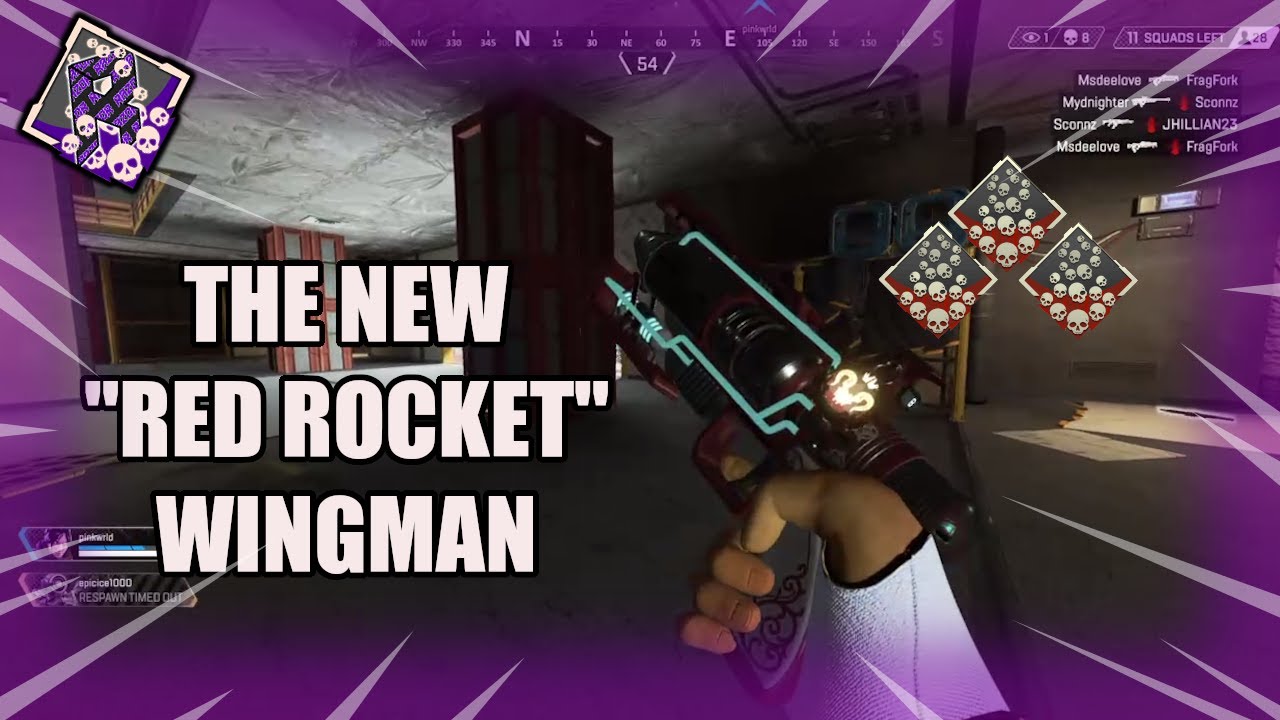 NEW Wingman Skin "Red Rocket" 20 Bomb! (Apex Legends) #eRaRC - YouTube