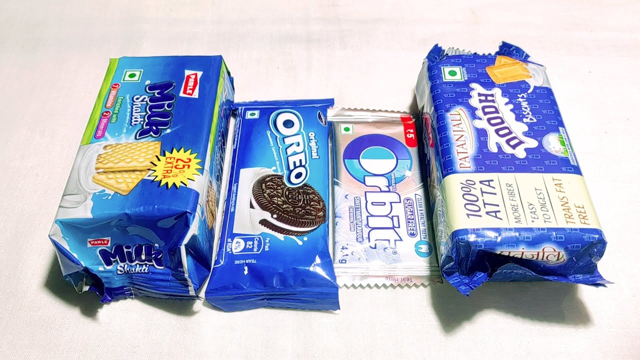 Lot's of Biscuits,Oreo biscuits ll Orbit ll Patanjali Doodh biscuits ll ...