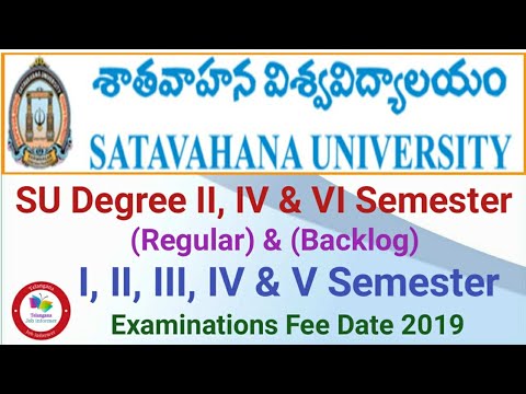 SU Degree UG 2nd, 4th & 6th Semester Regular, backlogs & Improvement ...