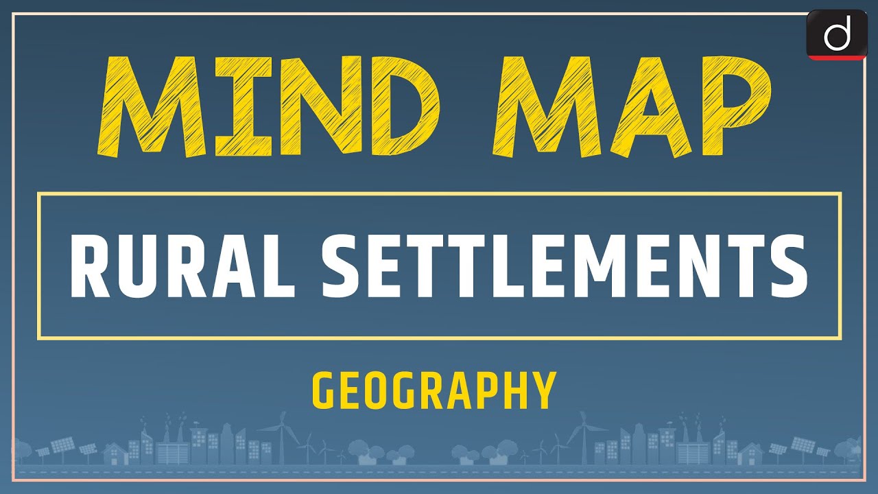 Rural Settlements- MINDMAP | Drishti IAS English - YouTube