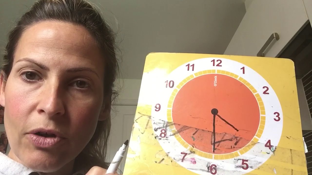 Half past on digital clocks - YouTube