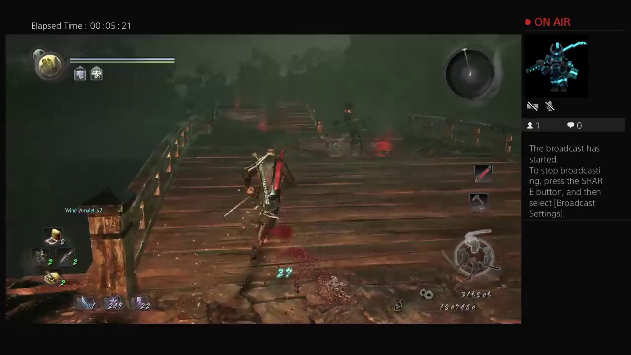 Nioh Revenant farming Bridge of Bone - YouTube