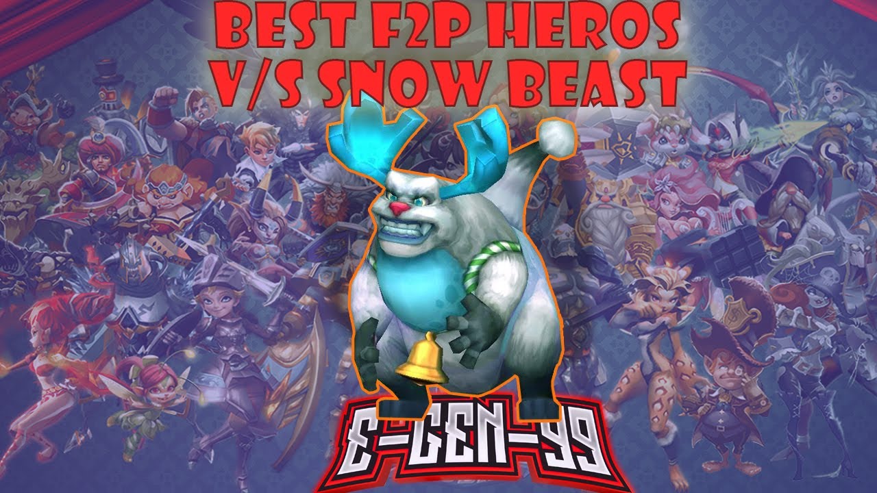 lords mobile monster hunting snow beast - YouTube