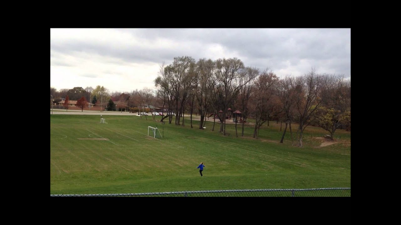 Sick Diving Frisbee Catch down Hill - YouTube