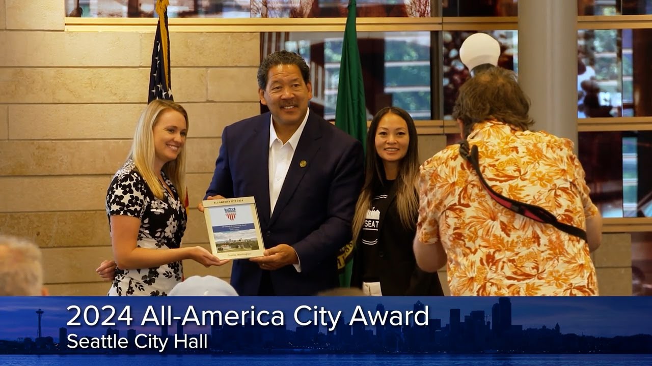 Seattle honored with All-America City Award - YouTube