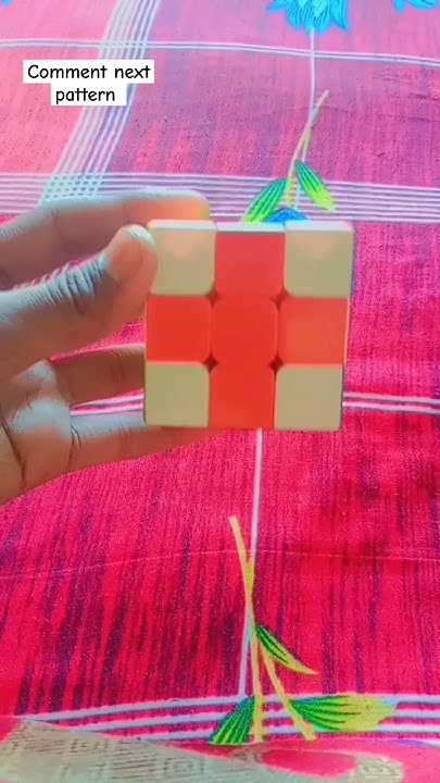 How to make plus pattern on 3x3 cube 💥 pattern Natural-CUBER #trendingshorts #subscribe - YouTube