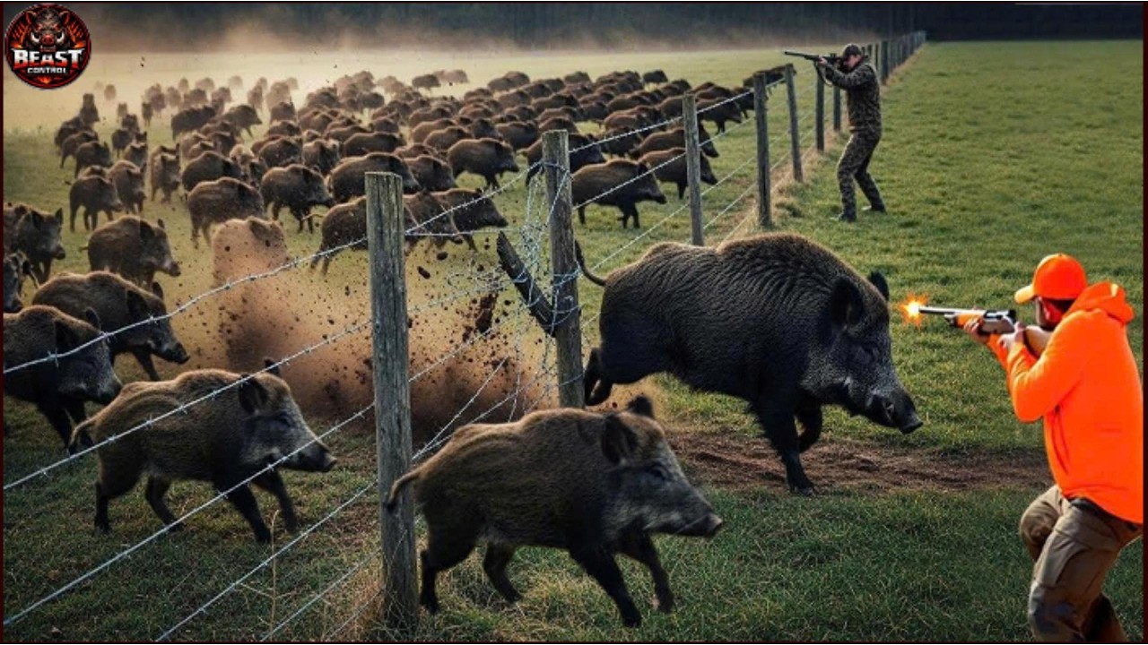 How American Hunter Deal 6,5 Million Invasive Wild Boars By Guns | Hog ...